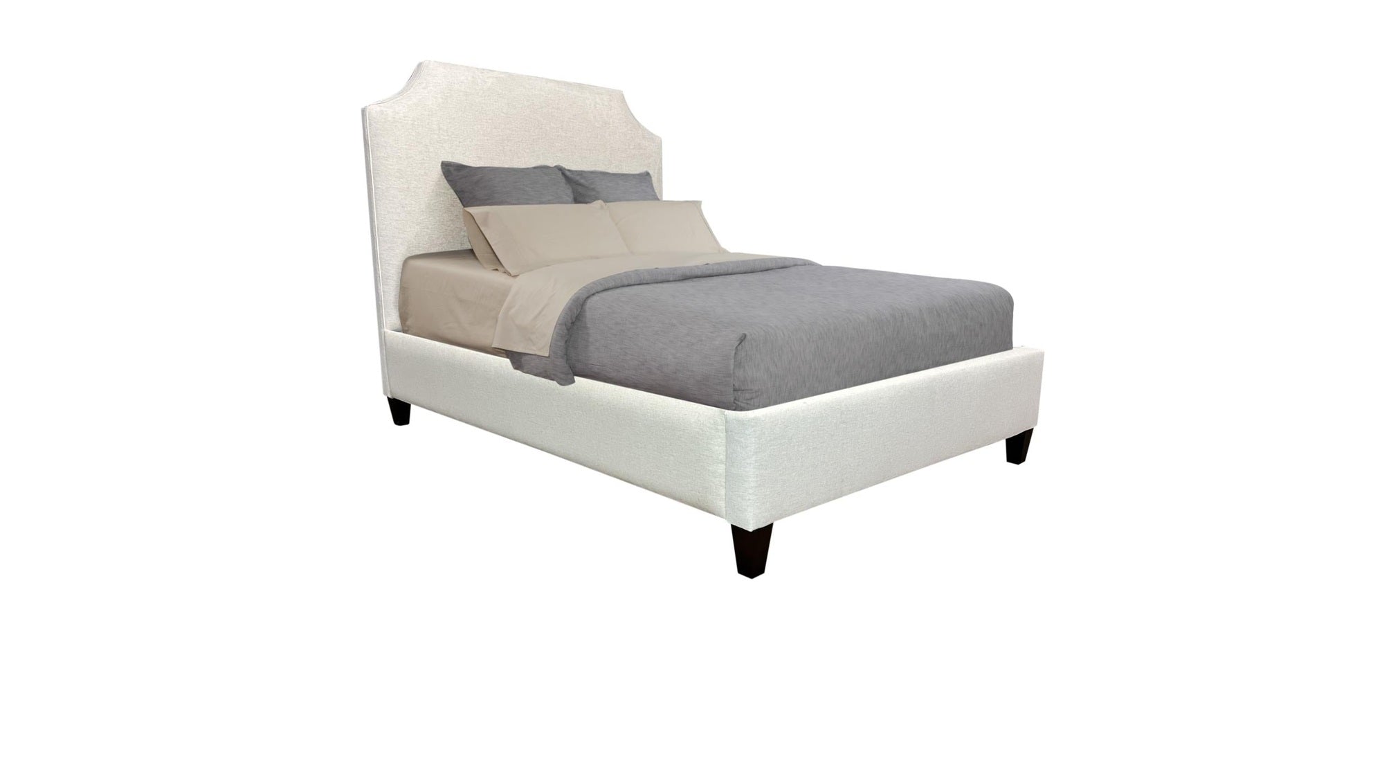 HB Designs Notched Corner Upholstered Bed – Eller & Owens Furniture and ...