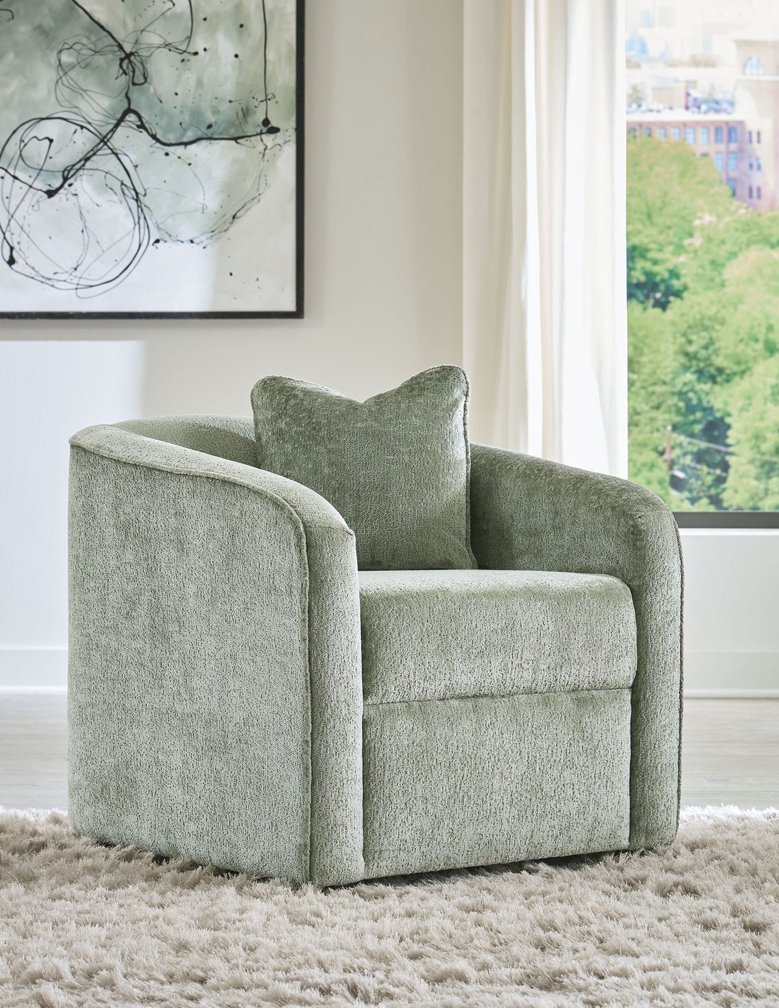 Banks - Swivel Chair – Eller & Owens Furniture and Mattress