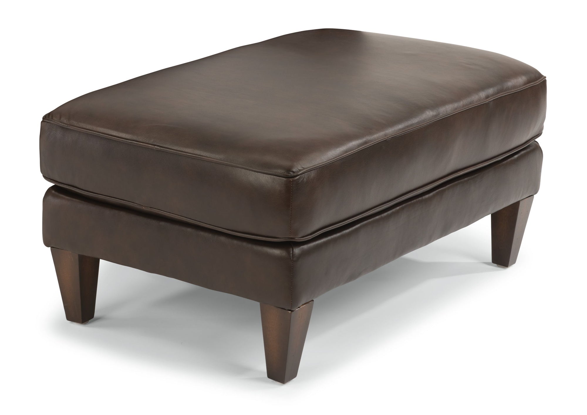 Digby - Leather Cocktail Ottoman – Eller & Owens Furniture and Mattress