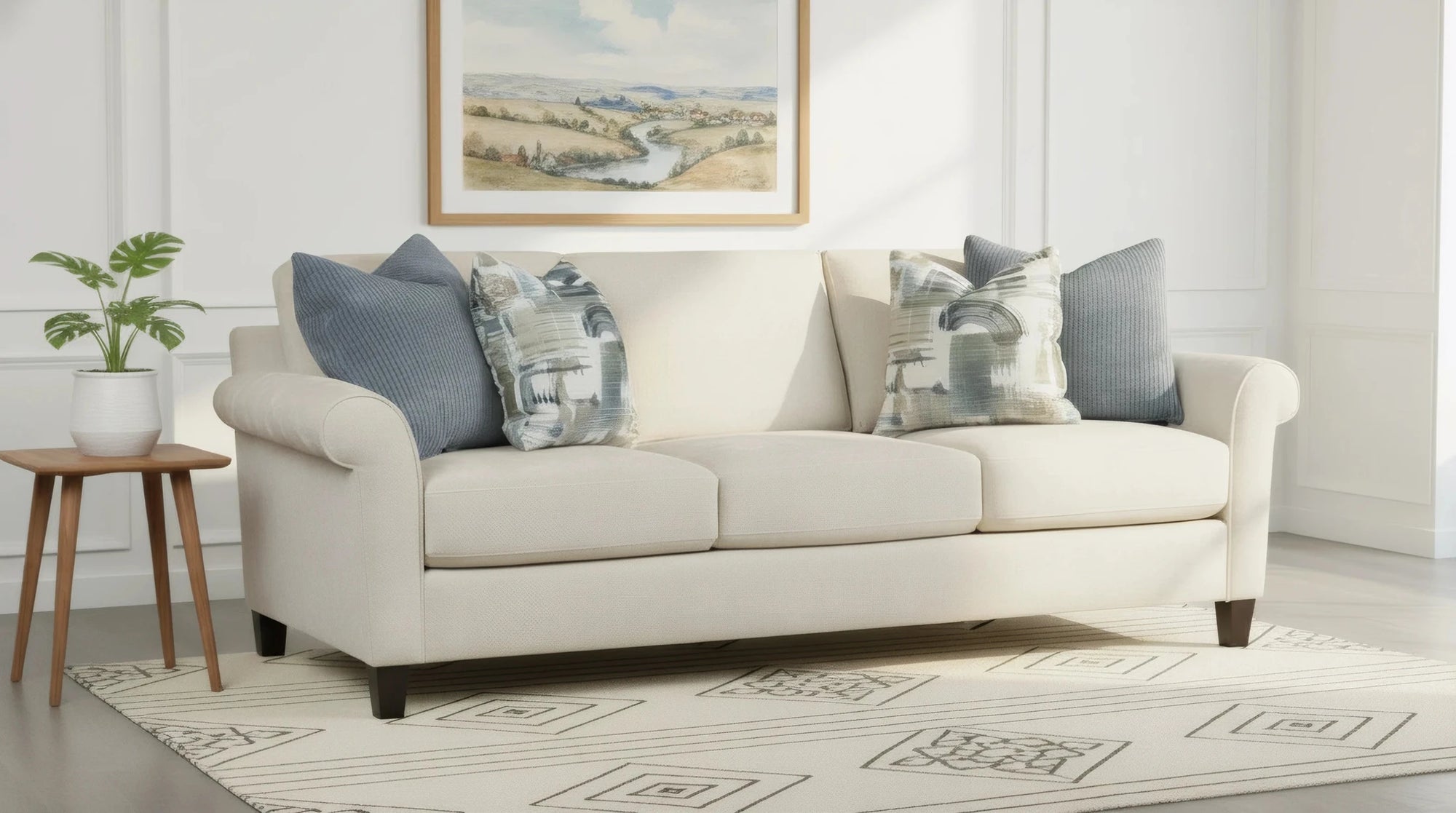 Caroline Fabric Sofa – Eller & Owens Furniture and Mattress