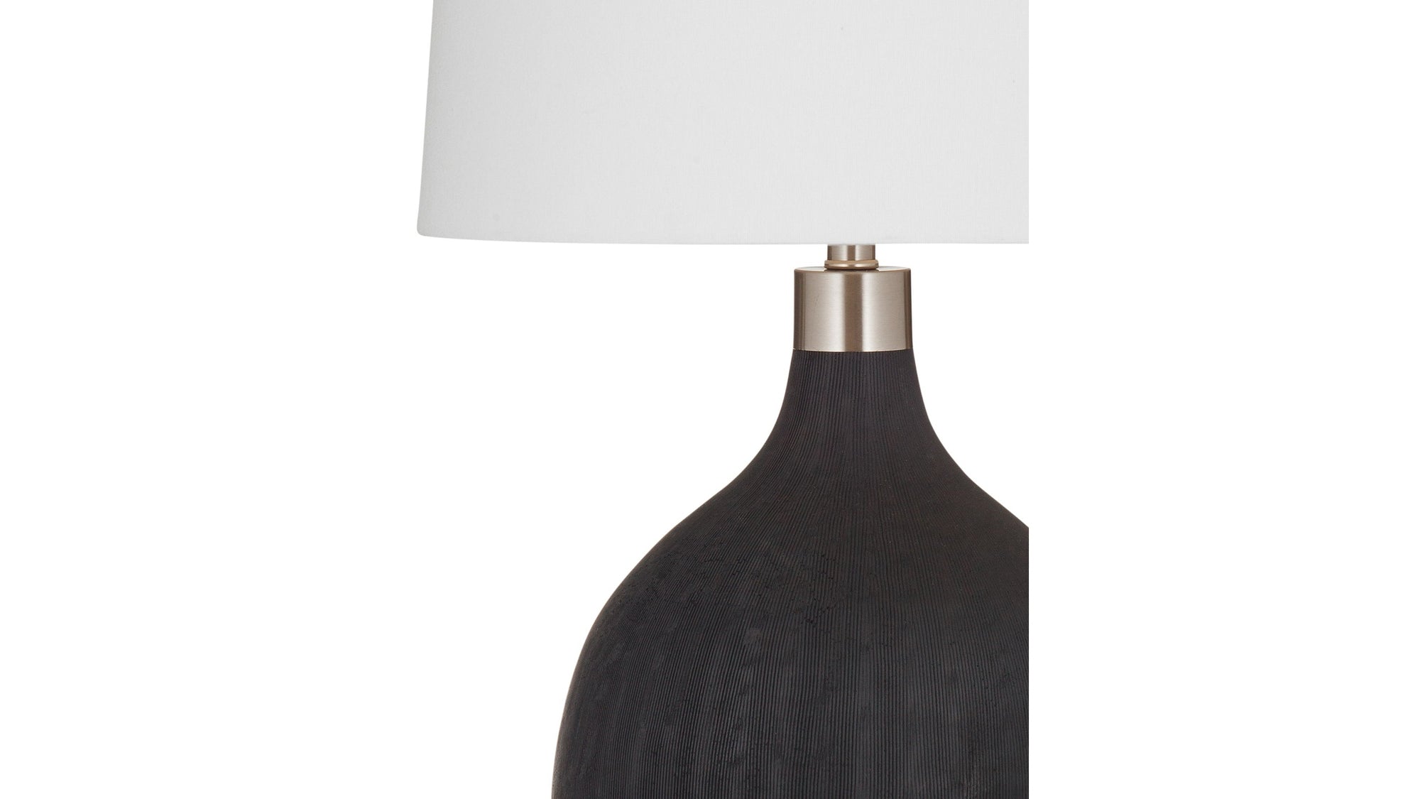 Boutwell - Table Lamp - Black / White – Eller & Owens Furniture and ...