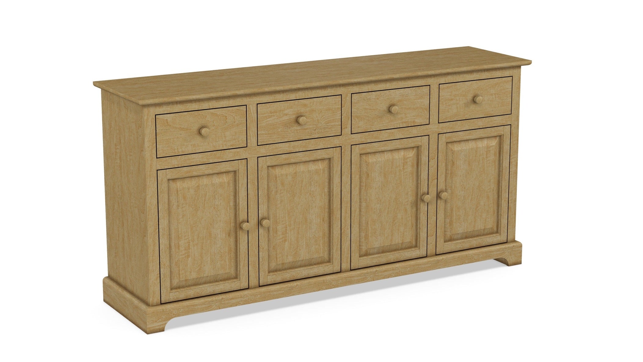 John Thomas Furniture 4 Door Buffet – Eller & Owens Furniture and Mattress